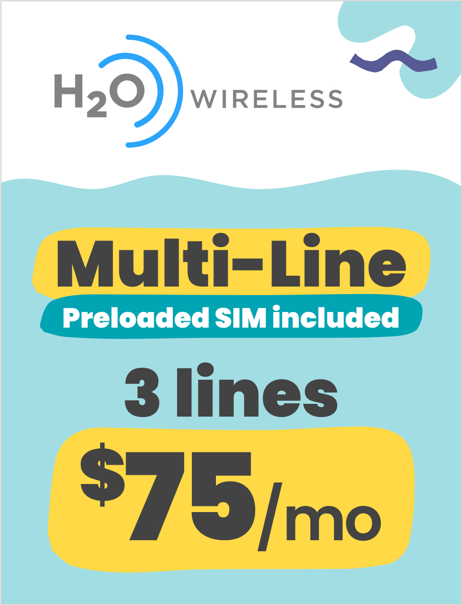 h2o wireless sim card