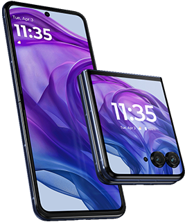 Buy Motorola Razr+ 2024 Midnight Blue 256GB from PureTalk